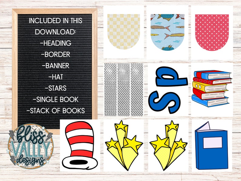 Spring Reading Month Bulletin Board Kit: Classroom Library Decor ...