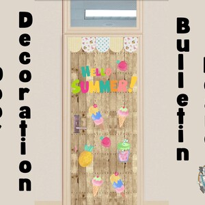 Hello Summer Bulletin Board Kit: Printable Classroom Decor (digital ...