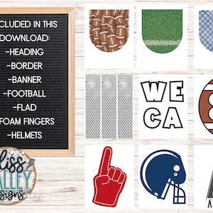 We Can Tackle Anything Winter Football Classroom Bulletin Board Kit ...