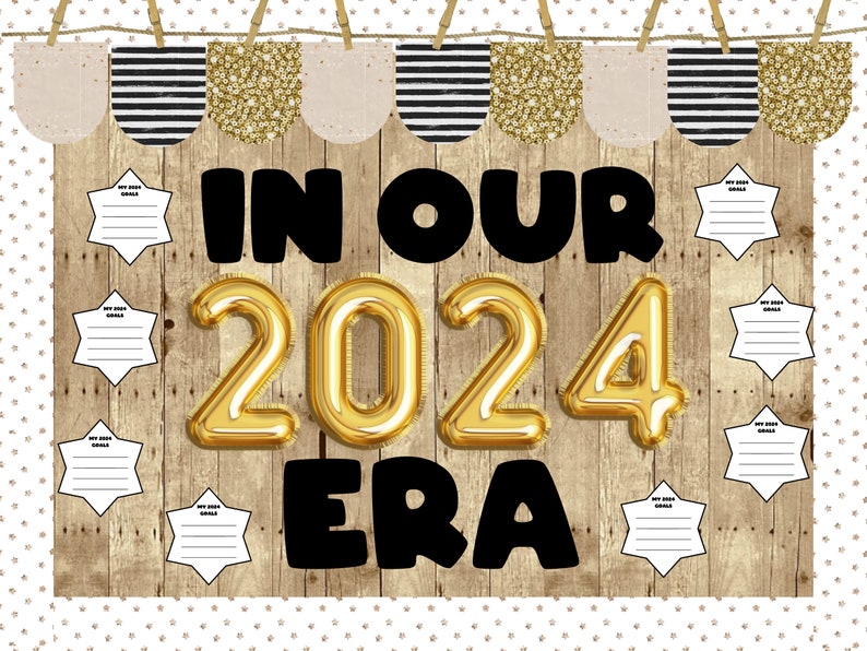 In Our 2024 Era New Years Winter Classroom Bulletin Board Kit - Etsy UK