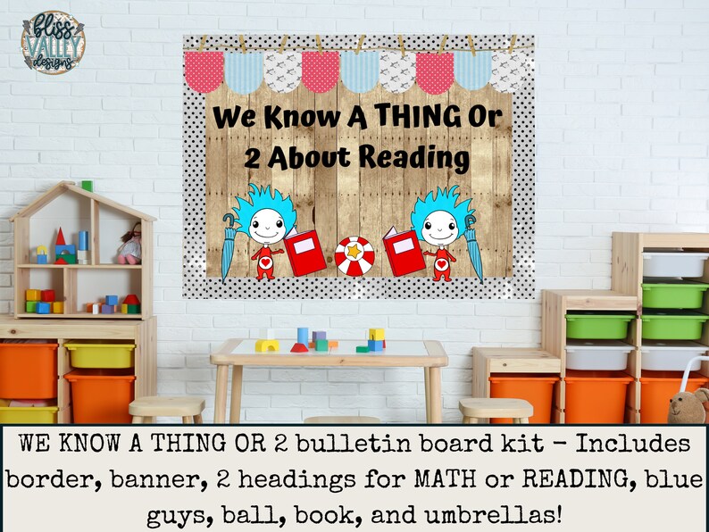 Reading Month Bulletin Board Kit: Classroom Decor (digital Download) - Etsy