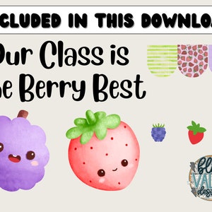 Our Class is the Berry Best Classroom Bulletin Board Kit | Door ...