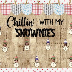 Chillin' With My Snowmies Classroom Winter Bulletin Board Kit and ...