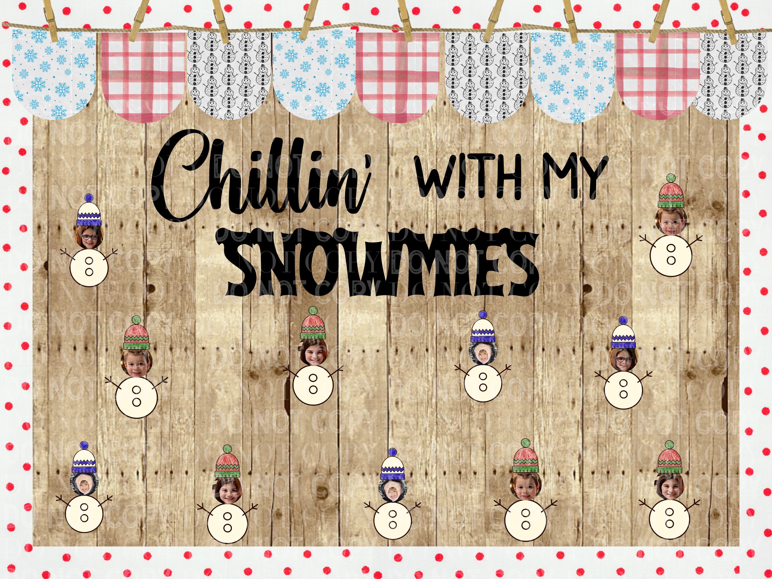 Chillin' With My Snowmies Classroom Winter Bulletin Board Kit and ...