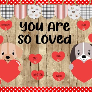 EDITABLE Valentine's Day Classroom Bulletin Board Kit With 3 Different ...