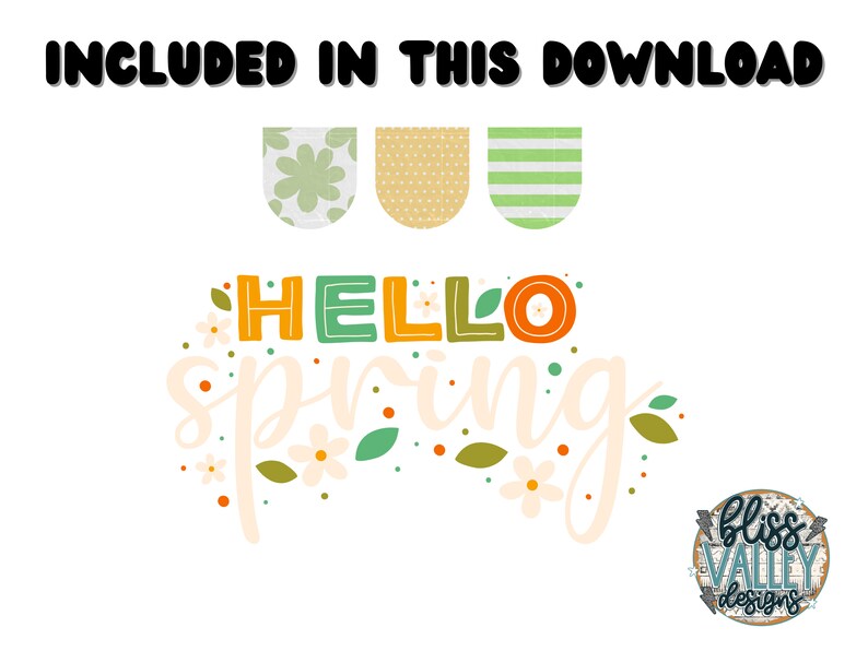 Hello Spring Printable Classroom Bulletin Board Kit / March / - Etsy