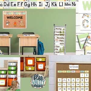Camping Classroom Decor Bundle | Camp Classroom Theme | Pastel Decor ...