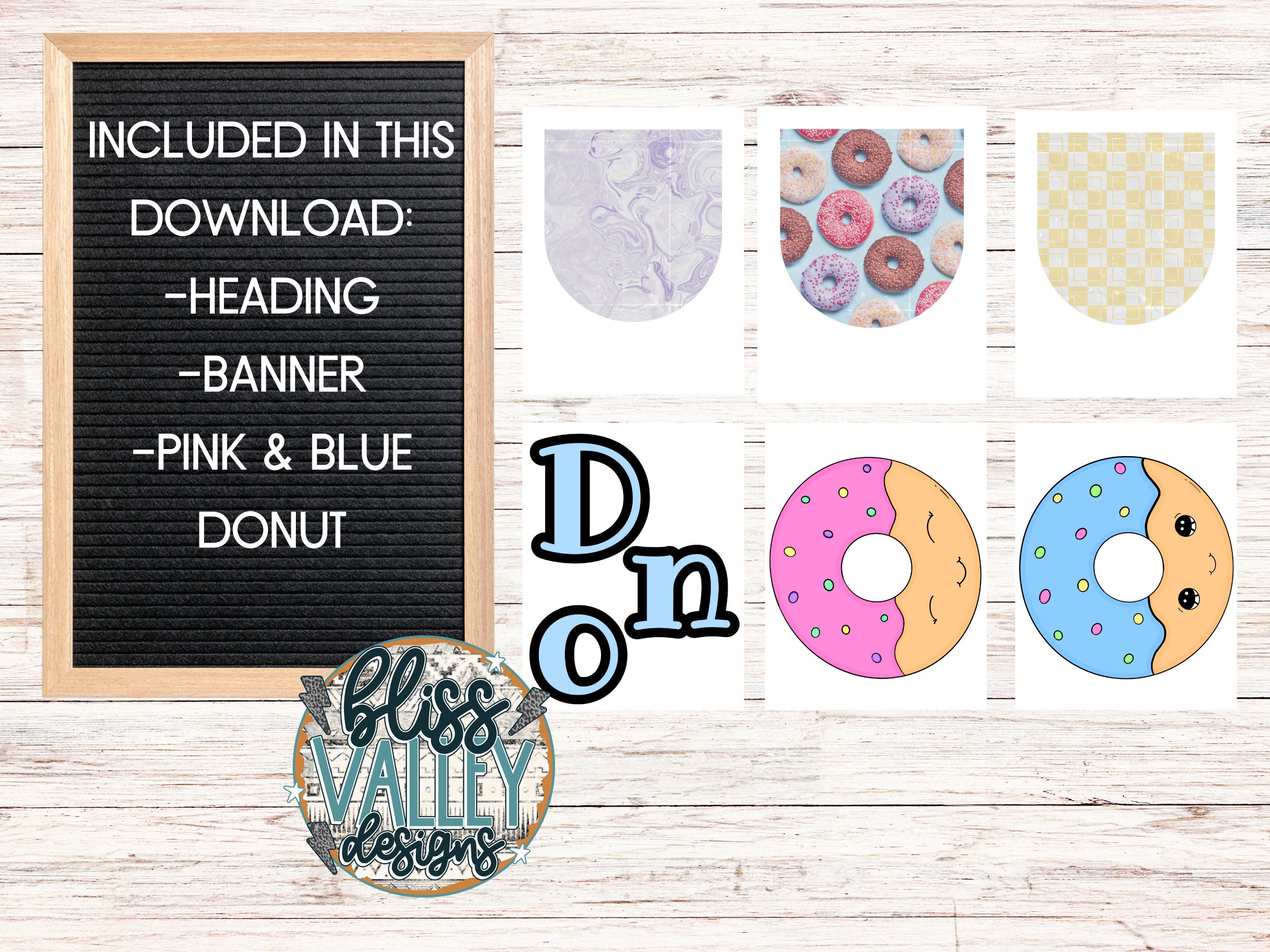 Donut Stress Just Do Your Best Classroom Bulletin Board Kit | Door ...