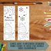 Color Your Own Set of 4 Printable Christmas Bookmarks / Bookmark Set ...