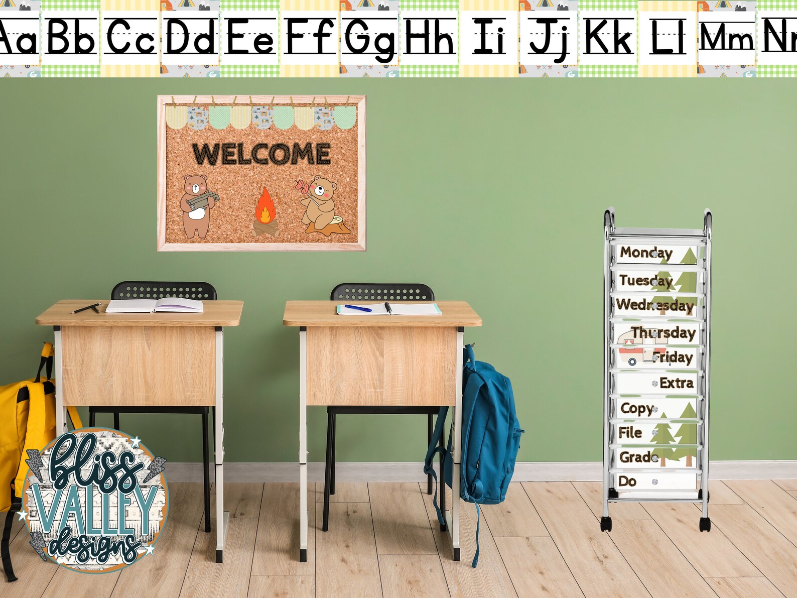 Camp Theme Alphabet Posters / Printable / Classroom Decor / Classroom ...
