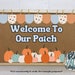 Welcome to Our Patch Fall Pumpkin Bulletin Board Kit | Halloween ...