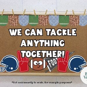Winter Football Classroom Bulletin Board Kit (digital Download) - Etsy