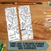 Color Your Own Set of 4 Printable Christmas Bookmarks / Bookmark Set ...