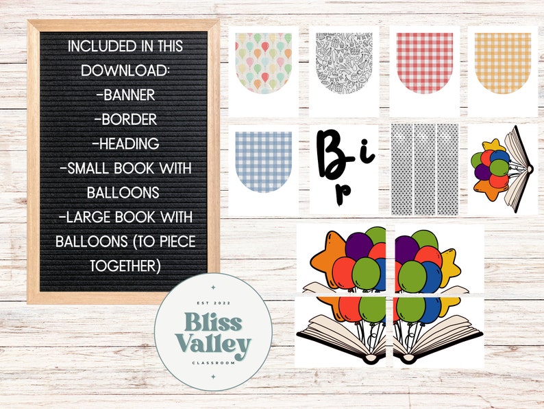 Birthday Book Club Bulletin Board Kit: Classroom Door Decor (digital ...