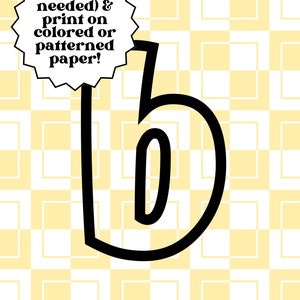 Printable Bulletin Board Letter Set / Numbers / Punctuation / Classroom ...