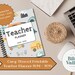 Camp Theme Printable Teacher Planner 2024-2025 | Summer School | Back ...