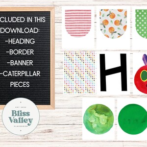 Hungry for a Good Book Printable Classroom Bulletin Board Kit | Door ...