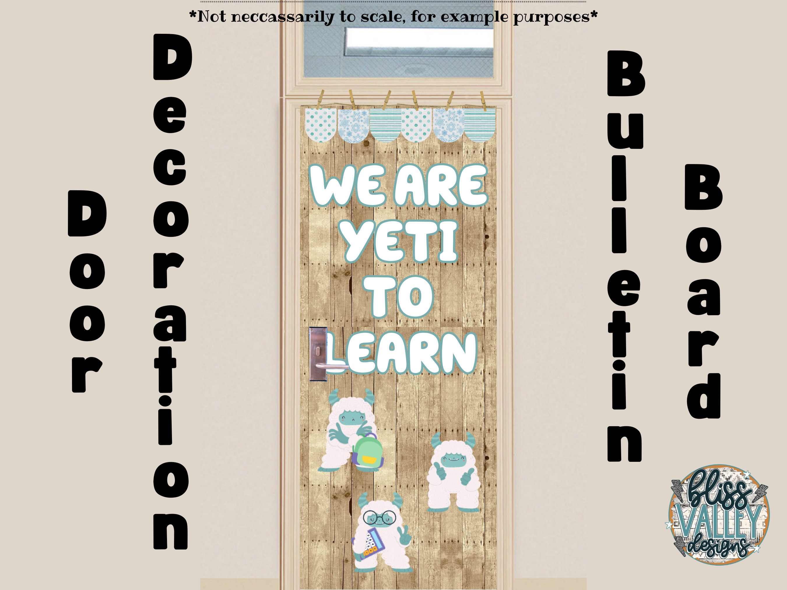 We Are Yeti to Learn Winter Classroom Bulletin Board Kit | Classroom ...