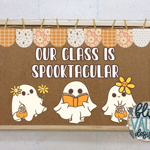 Our Class is Spooktacular Retro Fall Classroom Bulletin Board Kit ...