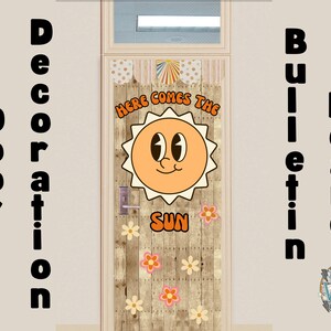Here Comes the Sun Classroom Bulletin Board Kit | May Flowers | Door ...