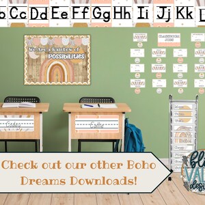 Editable Boho Theme Printable Class Newsletter Template | Teacher ...