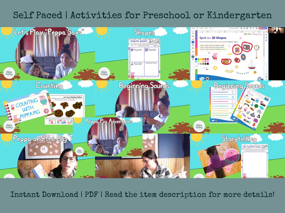 Peppa Pig Preschool | Kindergarten Adventures Storytime and More | Self ...