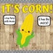 It's Corn! Bulletin Board / Adjectives Bulletin Board Kit / Digital ...