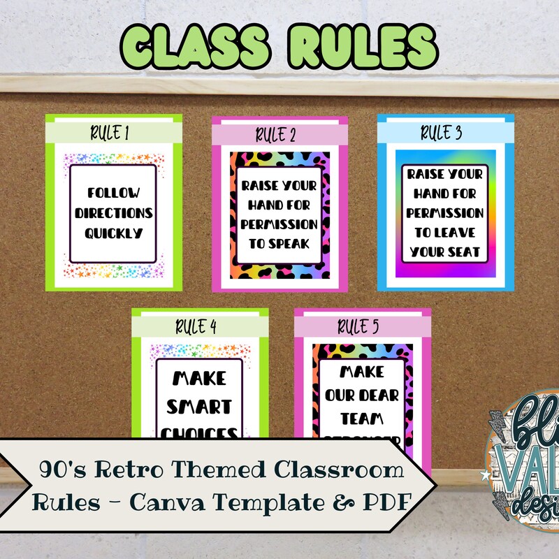 Classroom Rules - Etsy