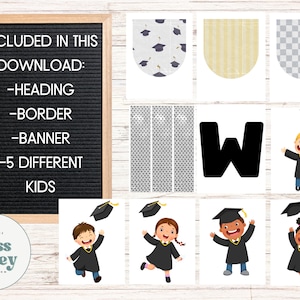 We Did It!!! Printable Graduation Classroom Bulletin Board Kit or Door ...