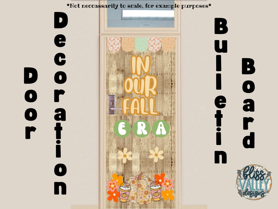 Fall Era Classroom Bulletin Board Kit: Retro Boho Decor (digital ...