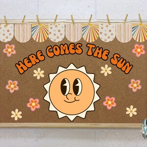 Here Comes the Sun Classroom Bulletin Board Kit | May Flowers | Door ...