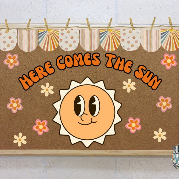 Here Comes the Sun Bulletin Board - Etsy