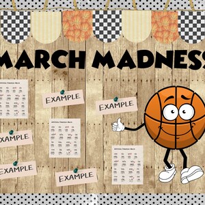 March Madness Winter Classroom Bulletin Board Kit | March | Door ...