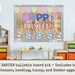 Hoppy Easter Classroom Bulletin Board Kit: Retro Spring Decor (digital ...