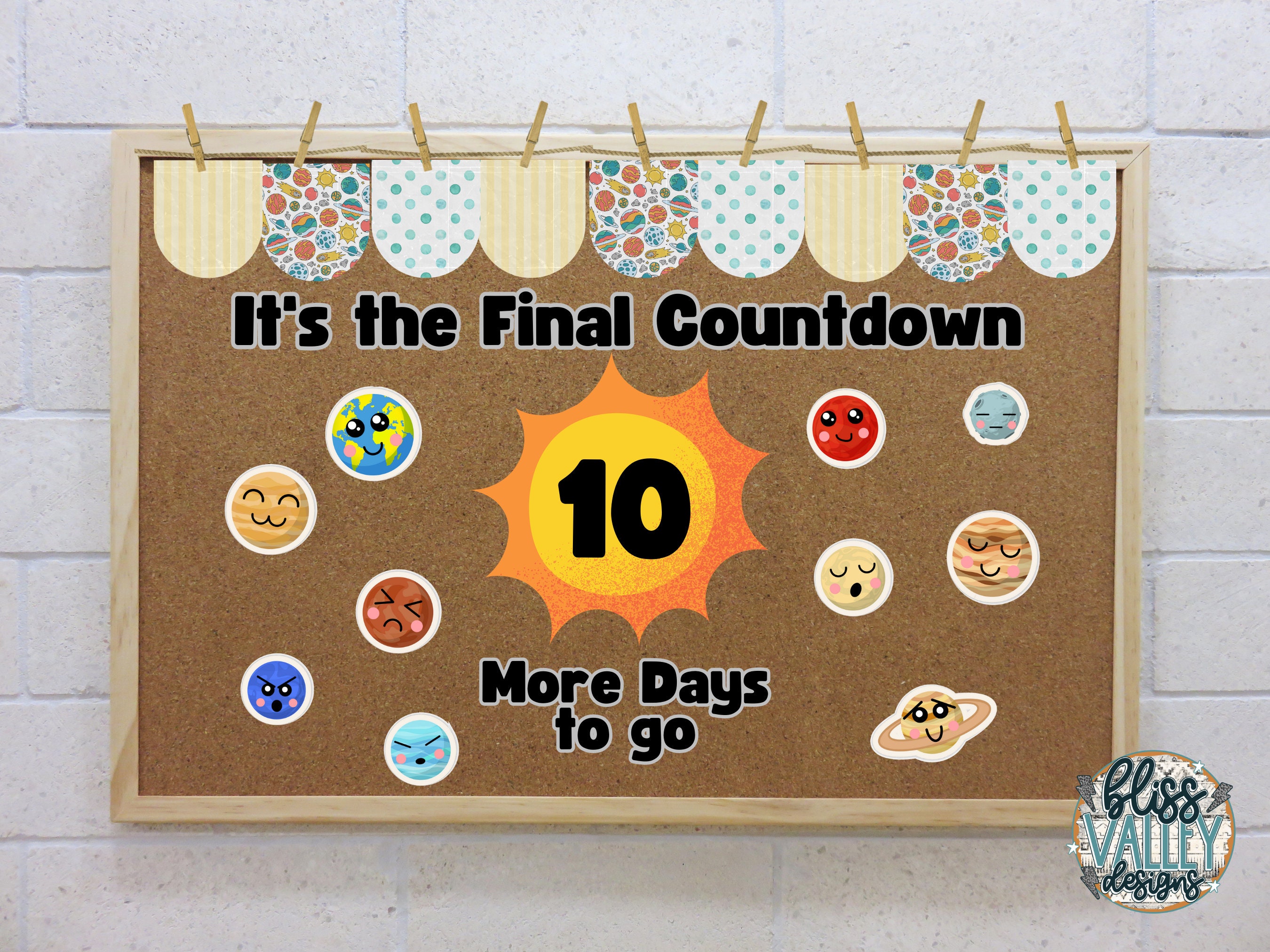 It's the Final Countdown Summer Printable Classroom Bulletin Board Kit ...