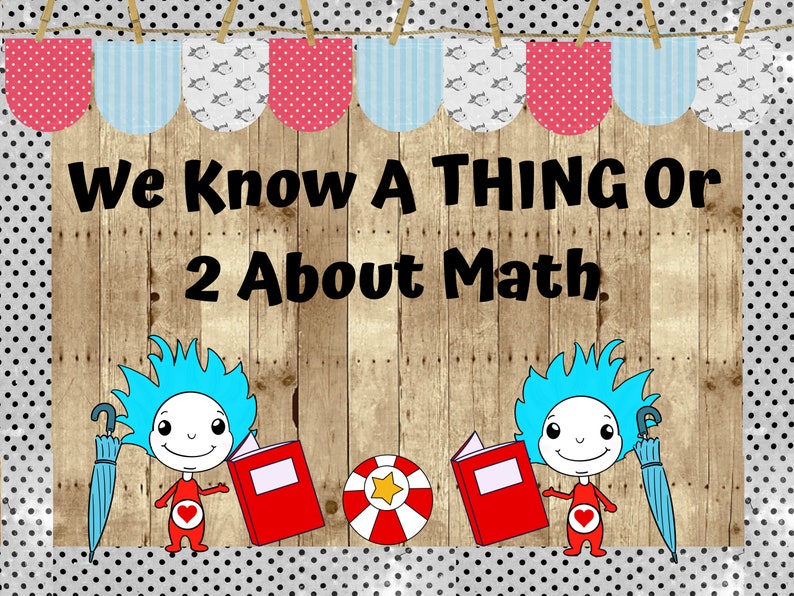 We Know a Thing or 2 About Reading or Math March is Reading Month ...