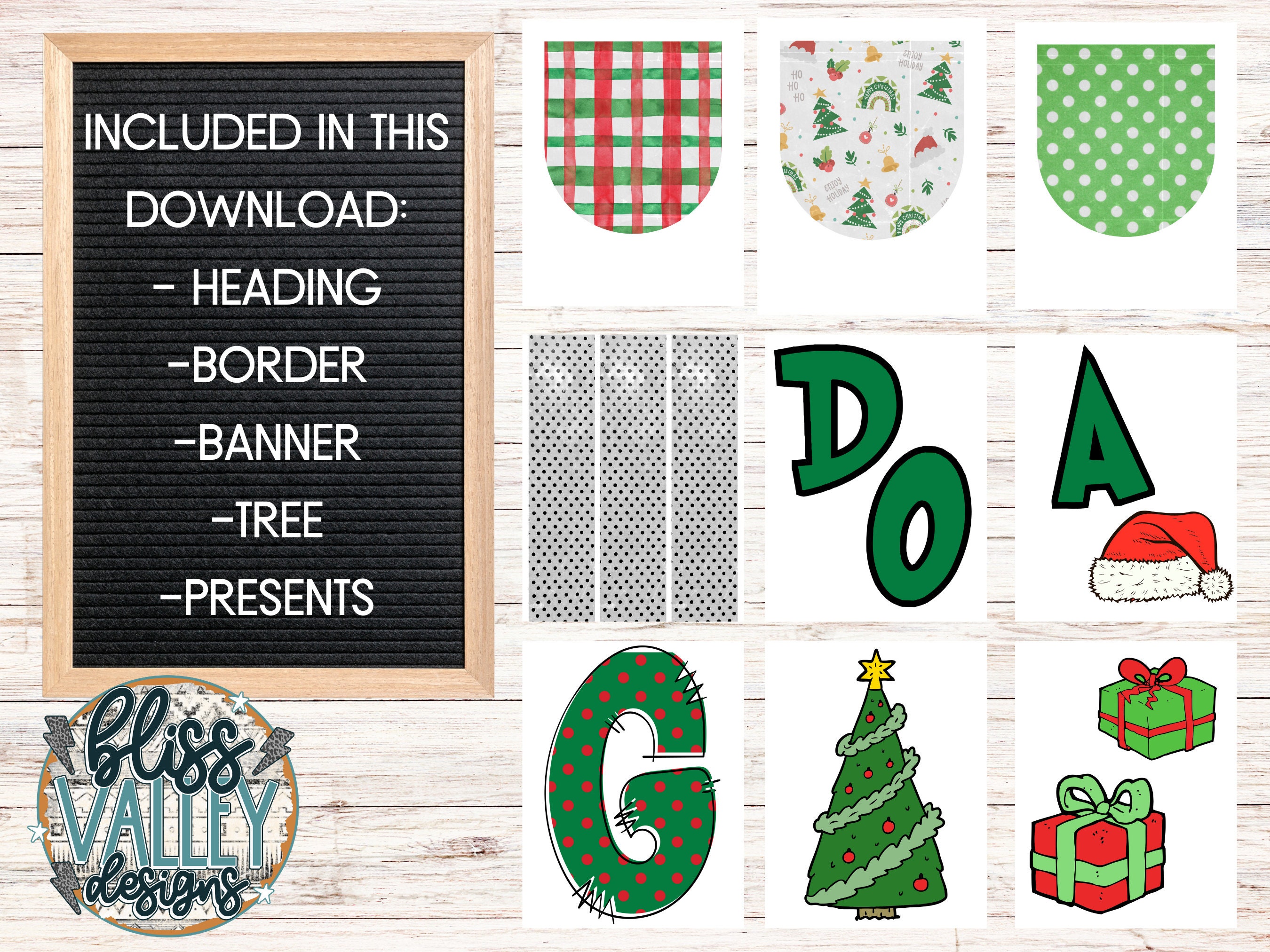 Christmas Classroom Bulletin Board Kit: Green Grouch Holiday Decor ...