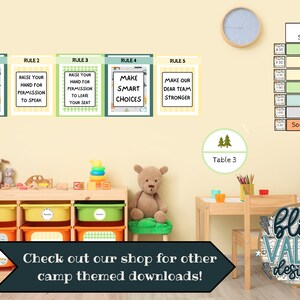 Editable Camp Theme Printable Class Newsletter Template / Teacher ...