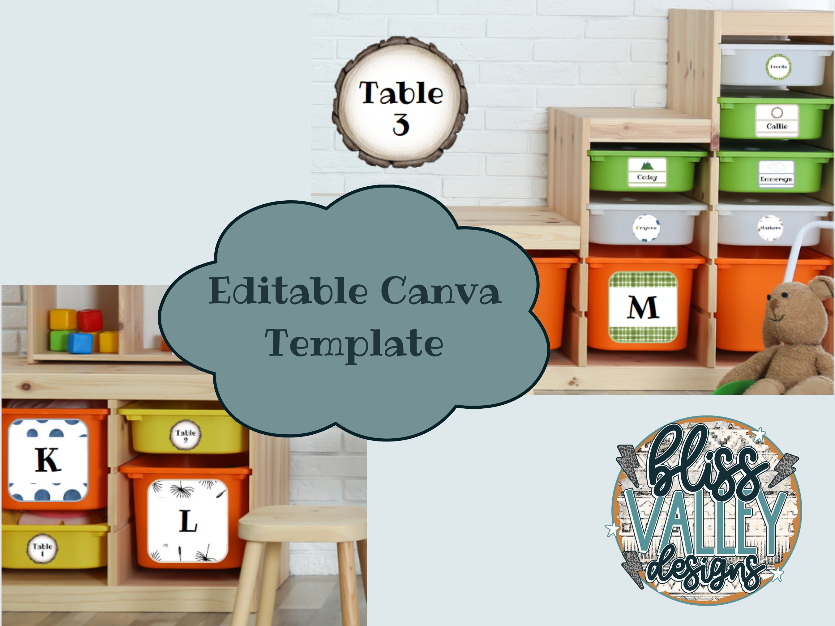 Editable Mountain Adventure Theme Printable Classroom Labels ...