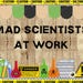 Mad Scientists at Work Science Classroom Door Decoration Bulletin Board ...