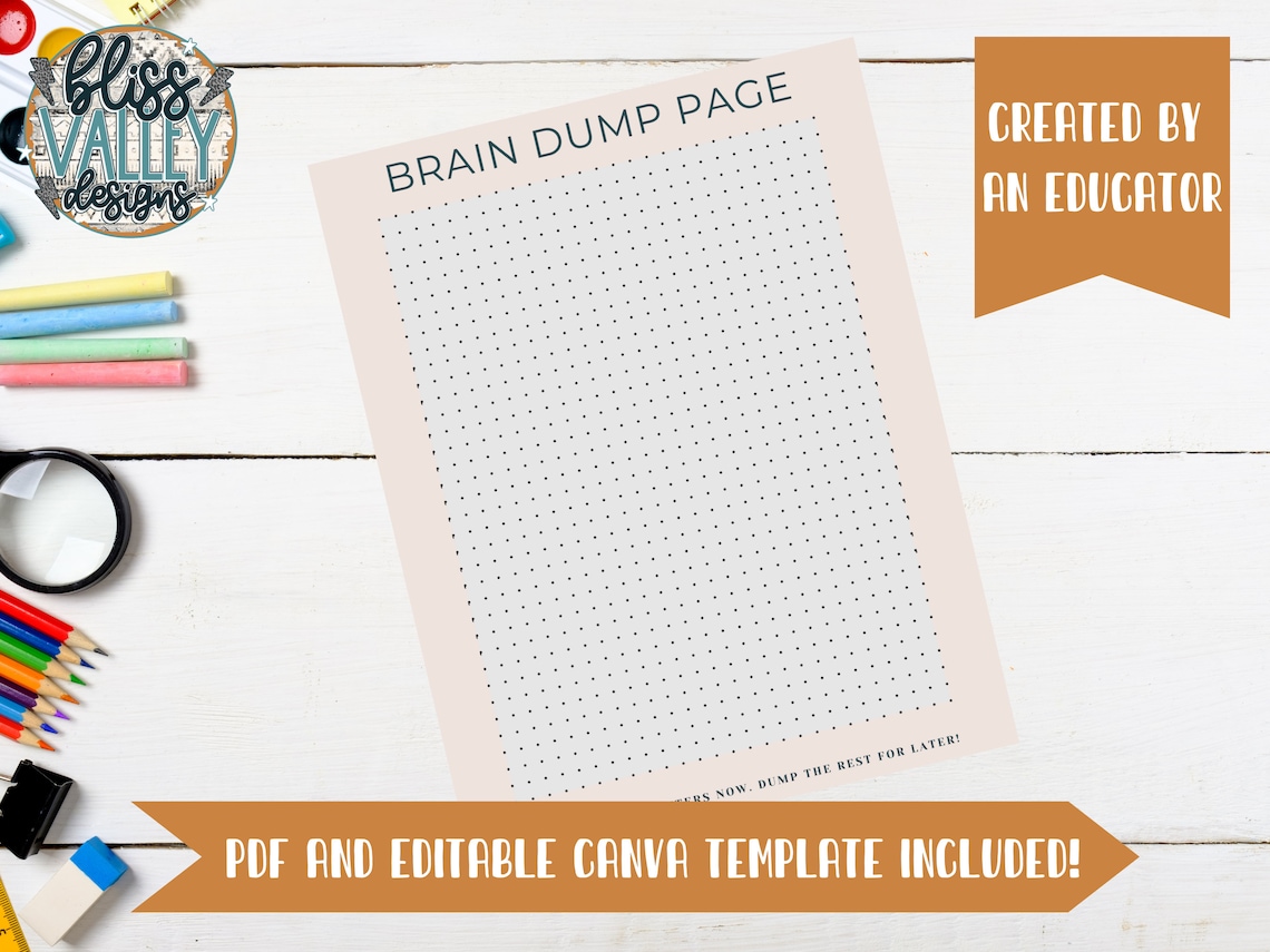 Editable Printable ADHD Daily Focus Planner for Adults, Children, and ...