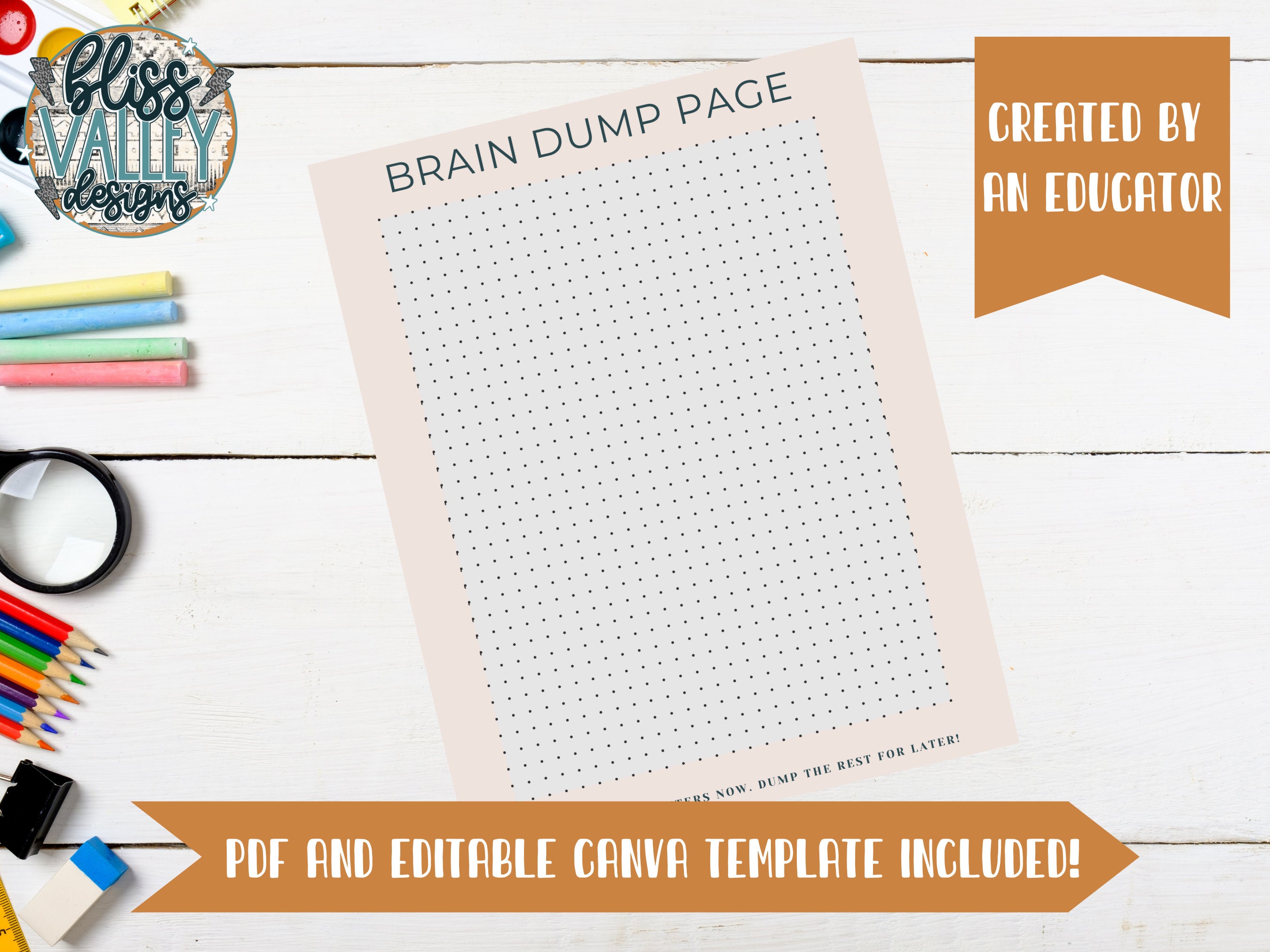 Editable Printable ADHD Daily Focus Planner for Adults, Children, and ...