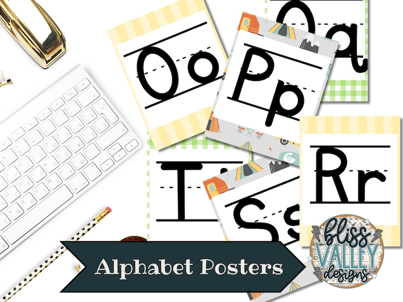 Camp Theme Alphabet Posters / Printable / Classroom Decor / Classroom ...