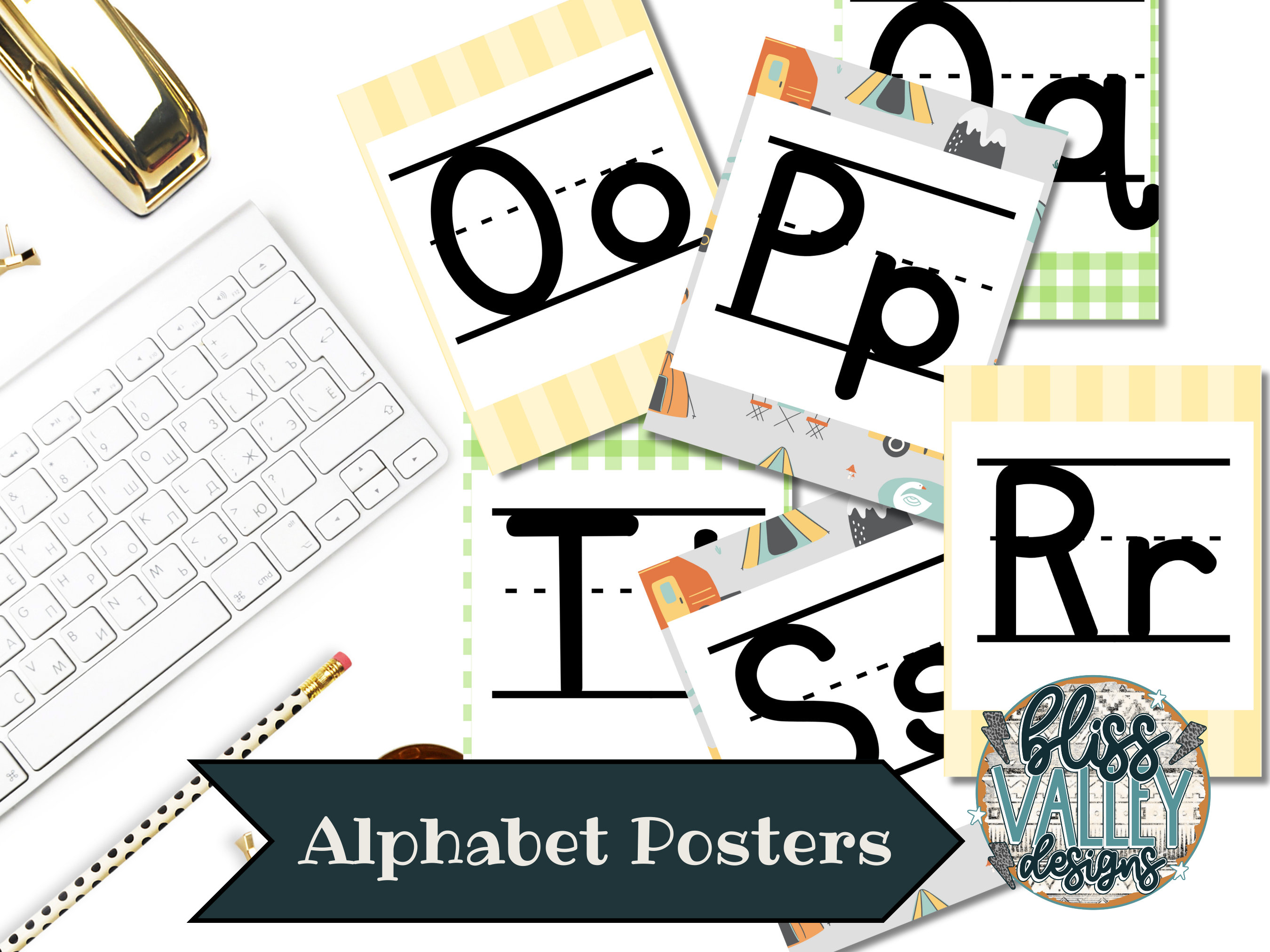 Camp Theme Alphabet Posters / Printable / Classroom Decor / Classroom ...