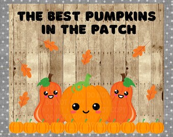 Pumpkin Patch Bulletin Board - Etsy