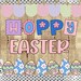 Hoppy Easter Classroom Bulletin Board Kit: Retro Spring Decor (digital ...