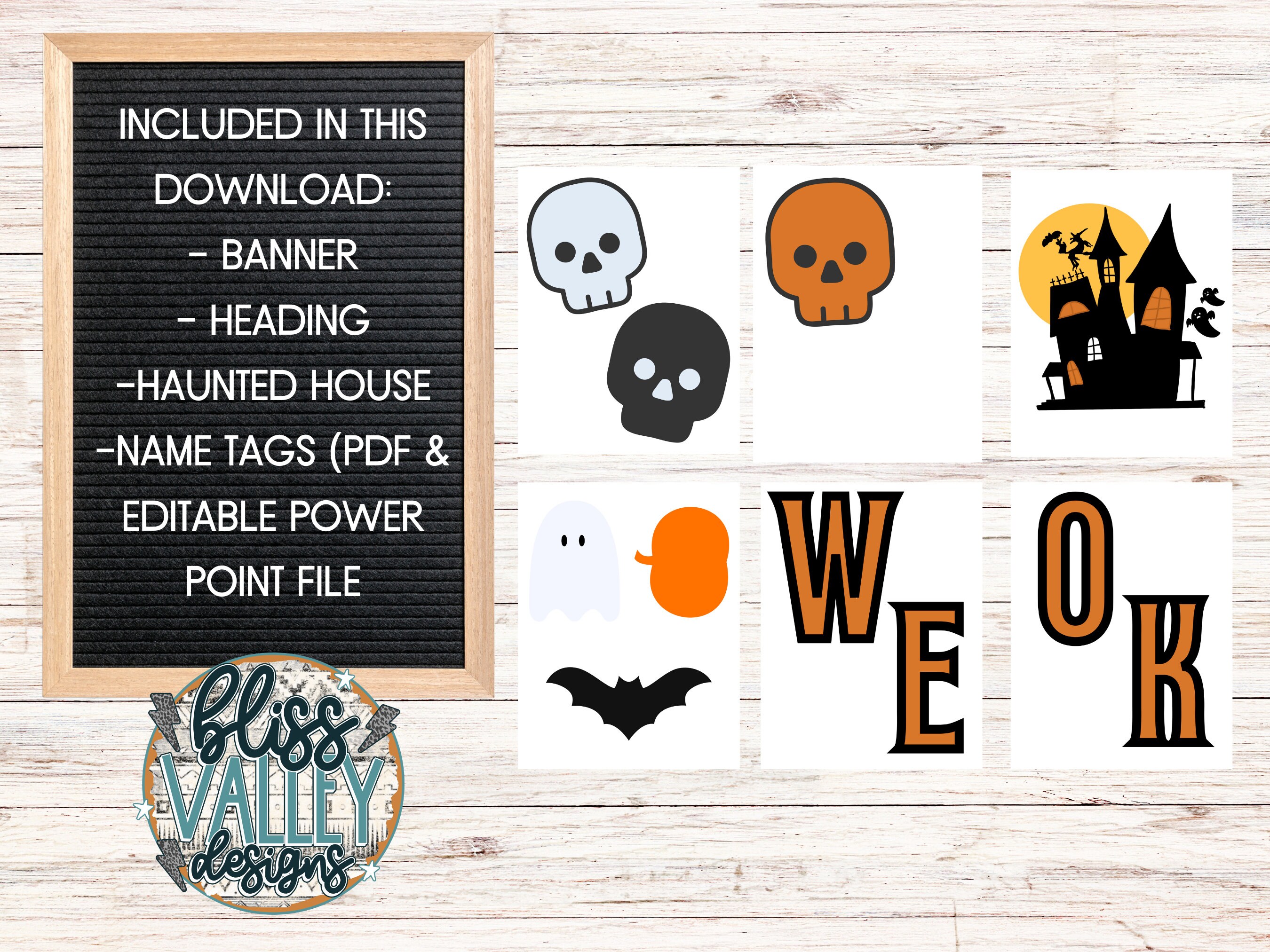 Spooktacular Halloween Bulletin Board Kit: Haunted House Classroom ...