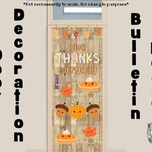 Give Thanks Classroom Bulletin Board Kit: Fall Thanksgiving Decor ...