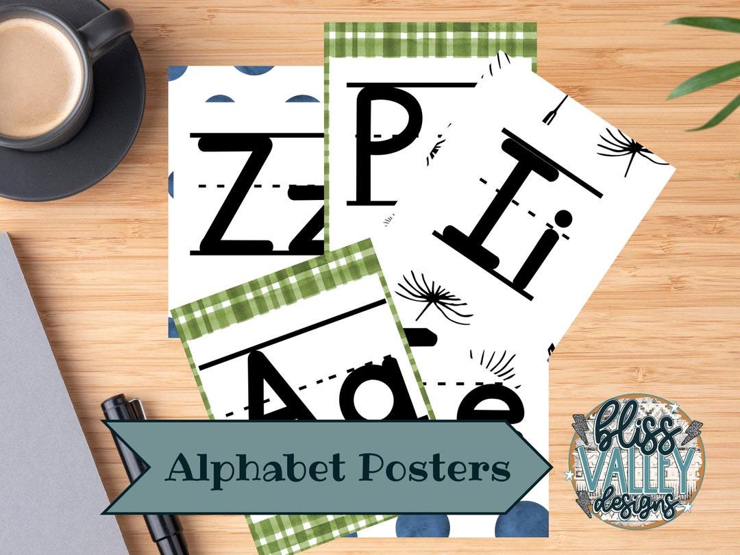 Mountain Adventure Alphabet Posters: Classroom Decor (PDF Pattern) - Etsy
