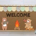 Camp Theme Welcome Printable Classroom Bulletin Board Kit | Door ...